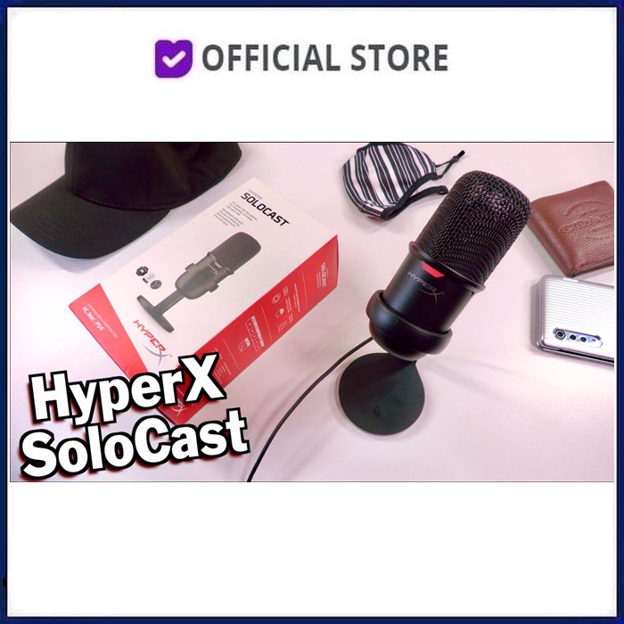 Jual HyperX Solo Cast Gaming Microphone Hyper X Kingston Usb Mic ...
