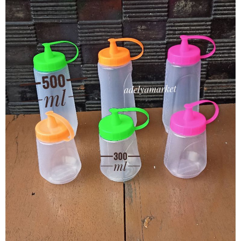 Jual Botol Saos 300ml 500ml /400ml Botol Mayonaise / Botol Kecap ...