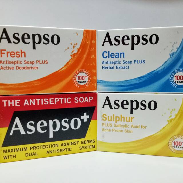 Jual Sabun Asepso Antiseptic 80gr (Ada 4 Varian) Indonesia|Shopee Indonesia