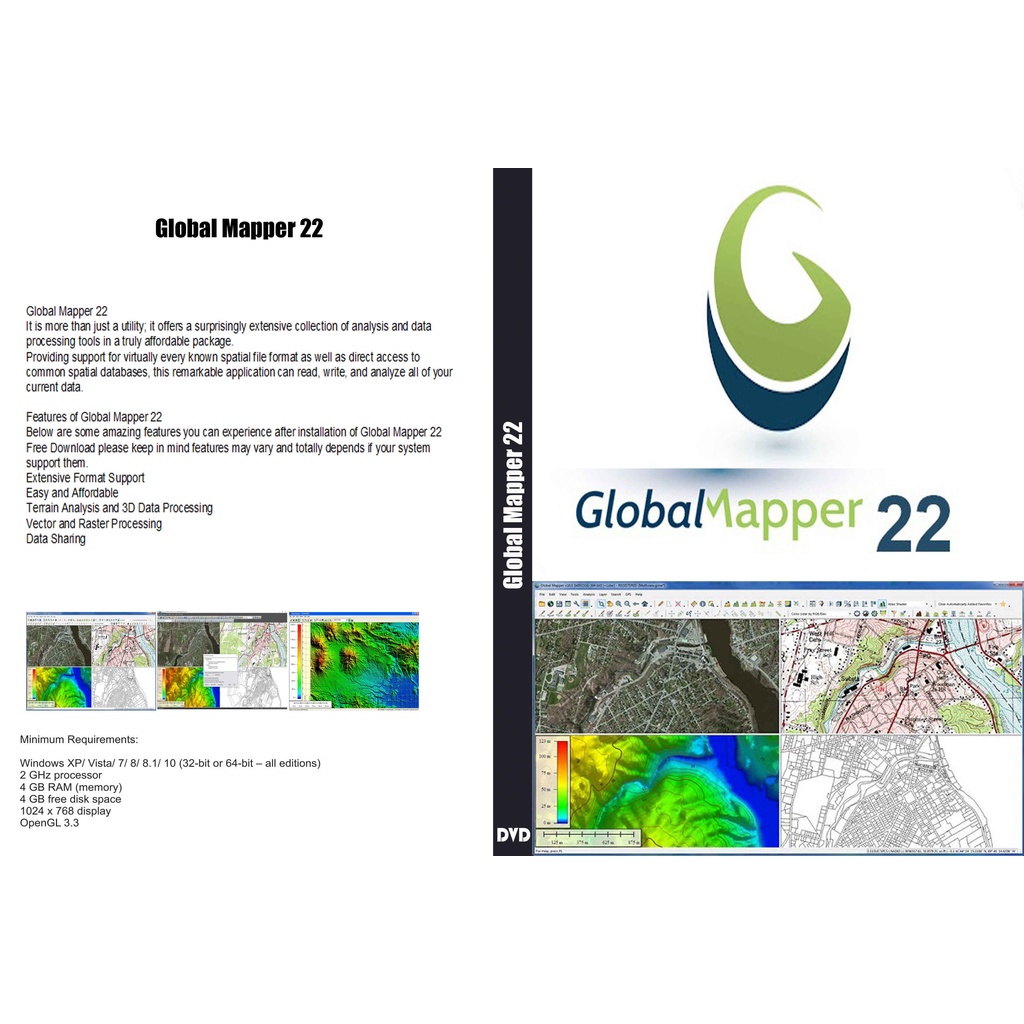 Jual Global Mapper 22 32 DAN 64 BIT | Shopee Indonesia