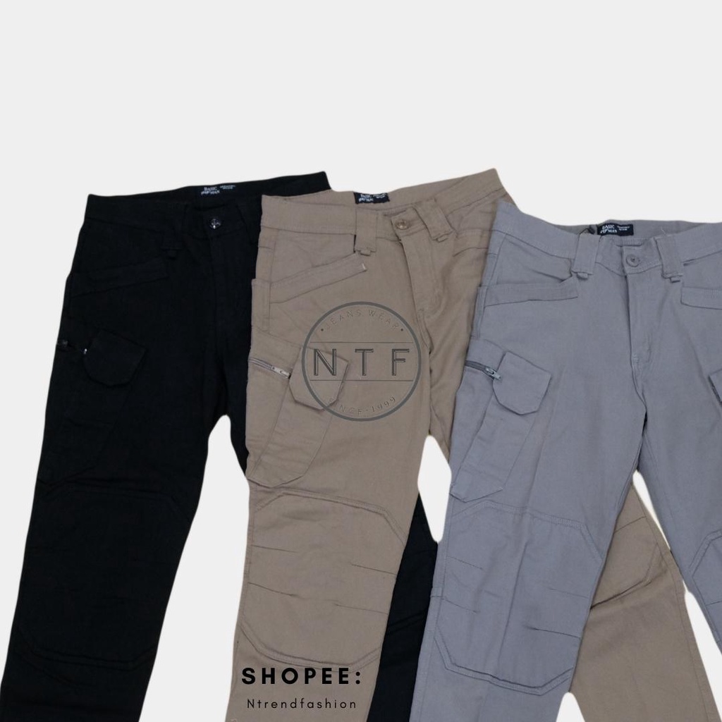 Jual Celana NTF Tactical Premium Hitam, Cream, Mocca, Abu | Shopee ...