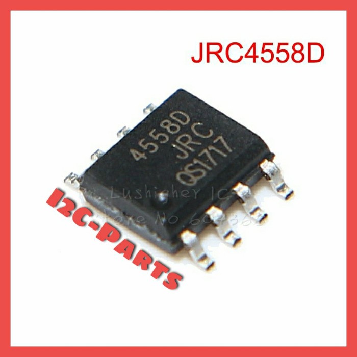 Jual JRC 4558 JRC4558D NJM4558D 4558D IC SMD Operational Amplifier SOP8 | Shopee Indonesia