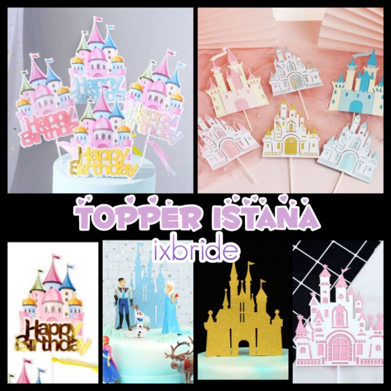 Jual Topper Istana Glitter Kertas | Shopee Indonesia
