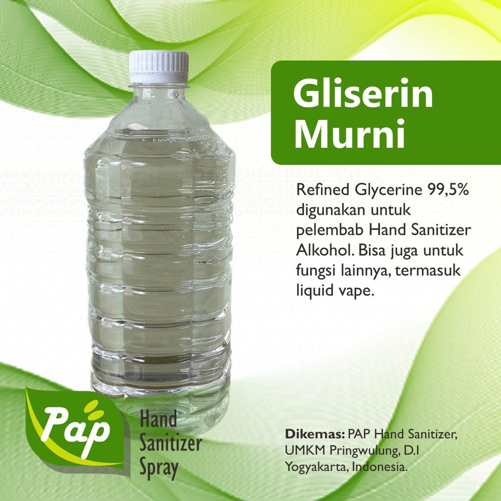 Jual Gliserin / Gliserol / Glycerine / Glycerol 1 Liter REFINED 99,5% ...