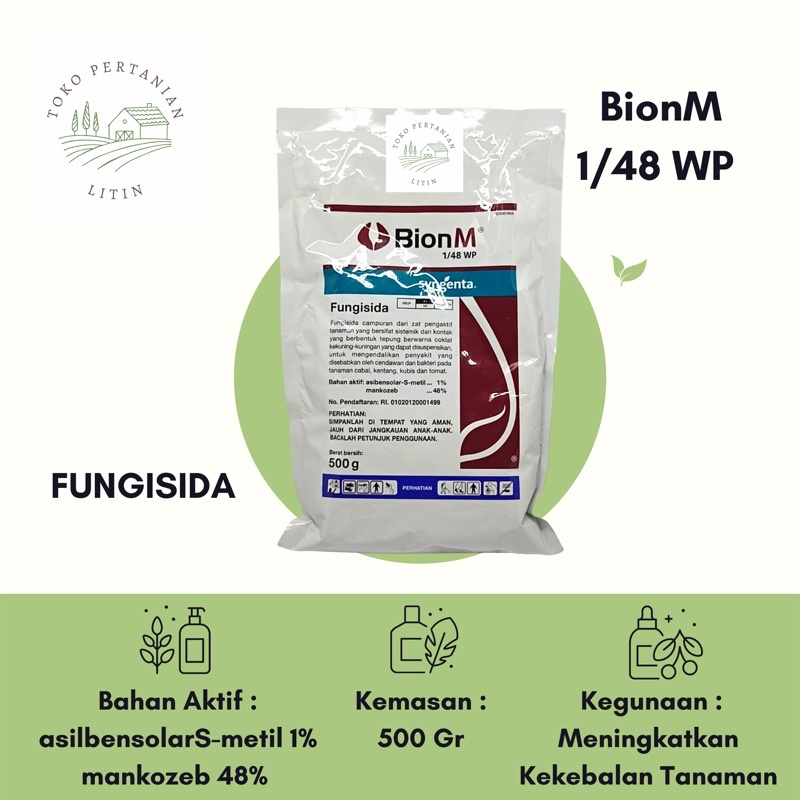 Jual Bion M 1/48 WP - 500 Gr (Fungisida) Meningkatkan Kekebalan atau ...