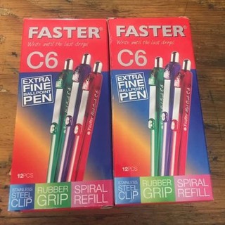 Jual PROMO BESAR Ballpoint Pen Pena Pulpen Faster C6 Cetak Cetek/Pen ...