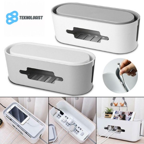 Jual Kotak Tempat Penyimpanan Kabel Power Wire Cable Management ...