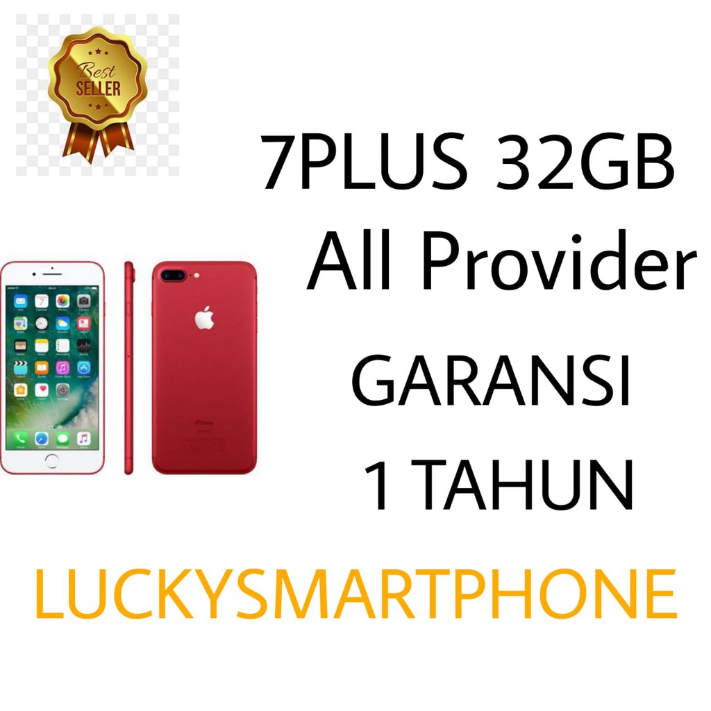 Jual iPhone7Plus 32GB All Sim Silent Fullset Original Second Mulus100% Like New 3utools All ...