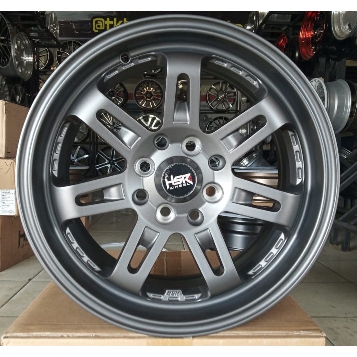 Jual Velg Mobil Ring 15 type HSR DAIMON R15 Plus Pentil HSR Untuk Jazz Agya Ayla Calya Avanza ...