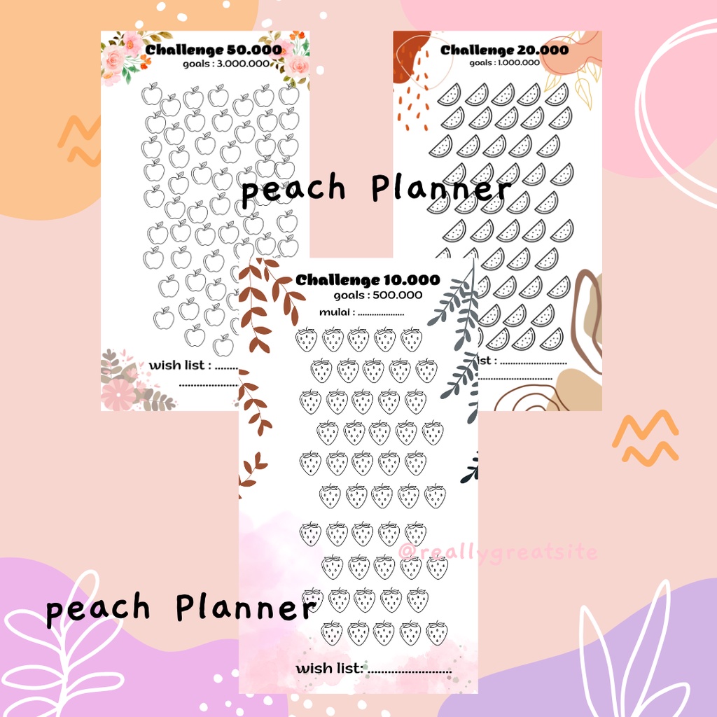 Jual ISI BINDER A6 SINKING FUND / A6 SAVING CHALLENGE / KERTAS BINDER A6 MENABUNG | Shopee Indonesia