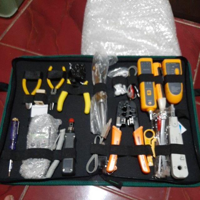Toolkit Set Tool Kit Network Alat Teknik Jaringan Lan & Telepon V1 ...