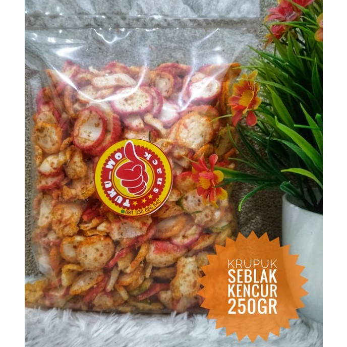 Jual Krupuk Seblak Kencur Pedes Gurih 250gr | Shopee Indonesia