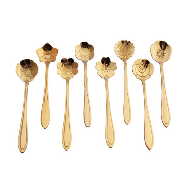 Jual Short Gold Tea Spoon / Sendok Aduk Teh Gold Mewah | Shopee Indonesia