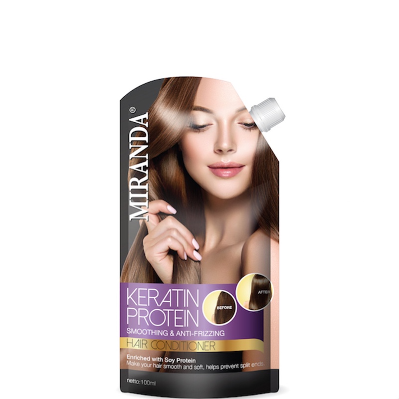 Jual Miranda Keratin Protein Hair Conditioner 100 mL | Shopee Indonesia