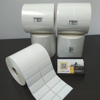 Jual KERTAS STICKER LABEL PRINTER BARCODE 50 X 20 MM - 2 LINE - SEMICOATED Indonesia|Shopee ...