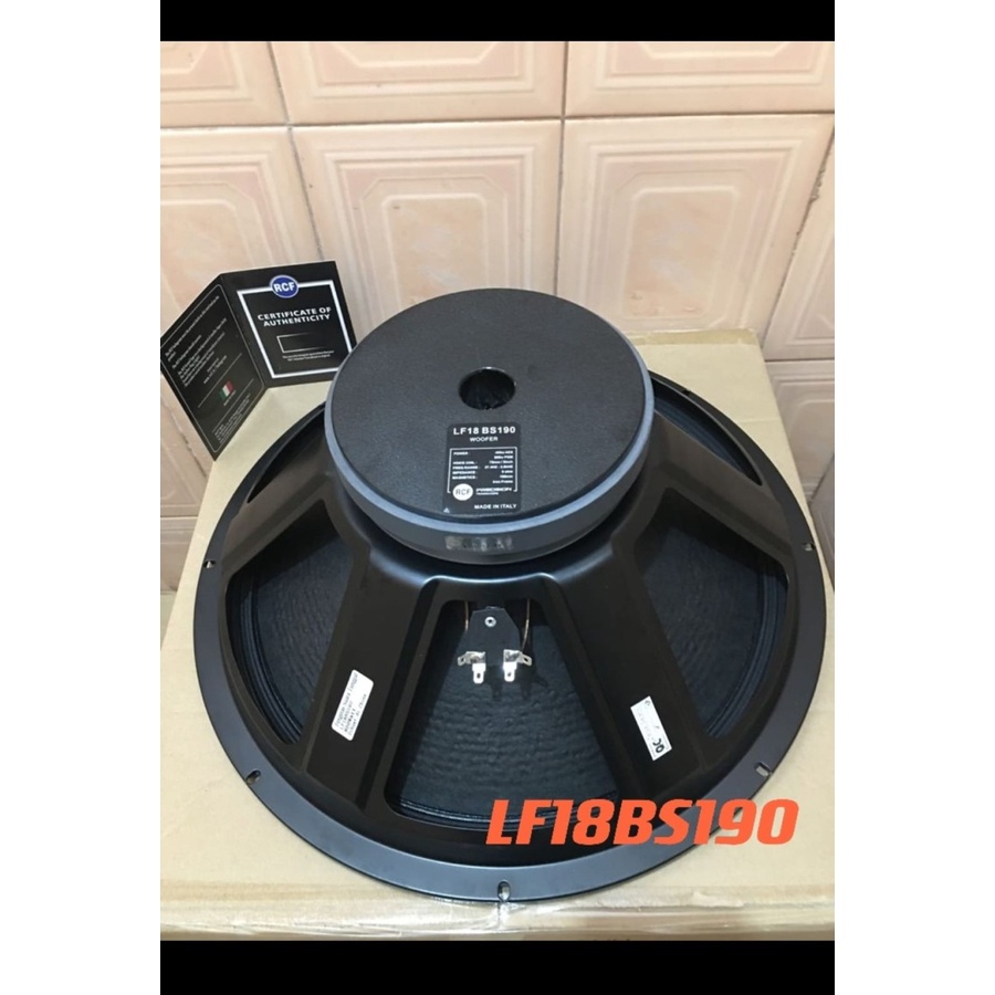 Jual SPEAKER WOOFER RCF LF18BS190/LF18 BS190/LF 18BS190/LF18BS 190 18 ...