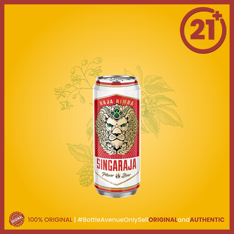 Jual Singaraja Pilsener Can 500ml (Resmi dan Original By Bottle Avenue ...