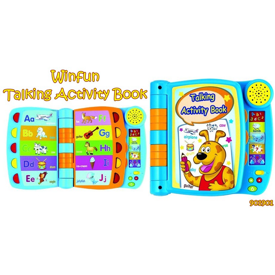 Jual Winfun Mainan Talking Activity Book Buku Anak W9019 | Shopee Indonesia
