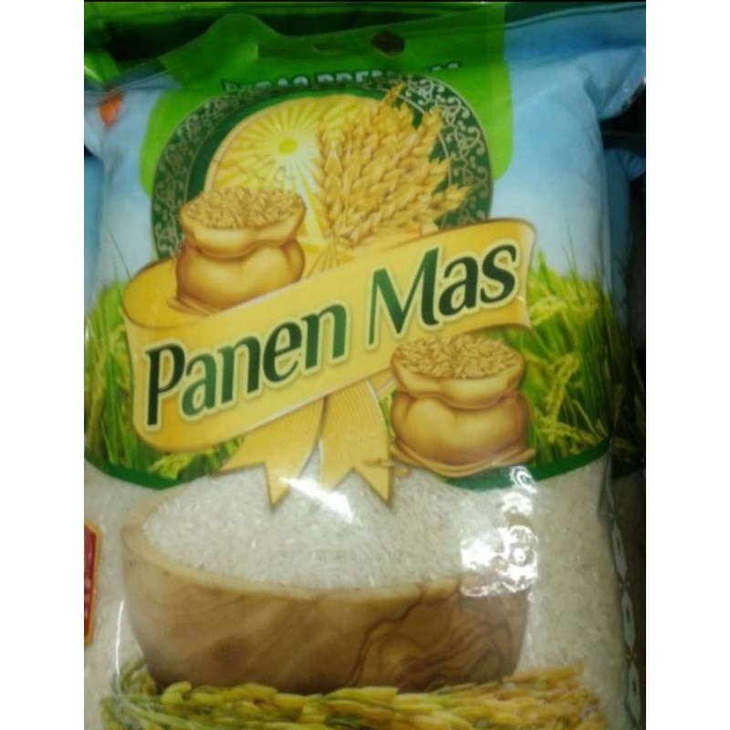 Jual Beras Panen Mas 5 Kg Indonesia|Shopee Indonesia