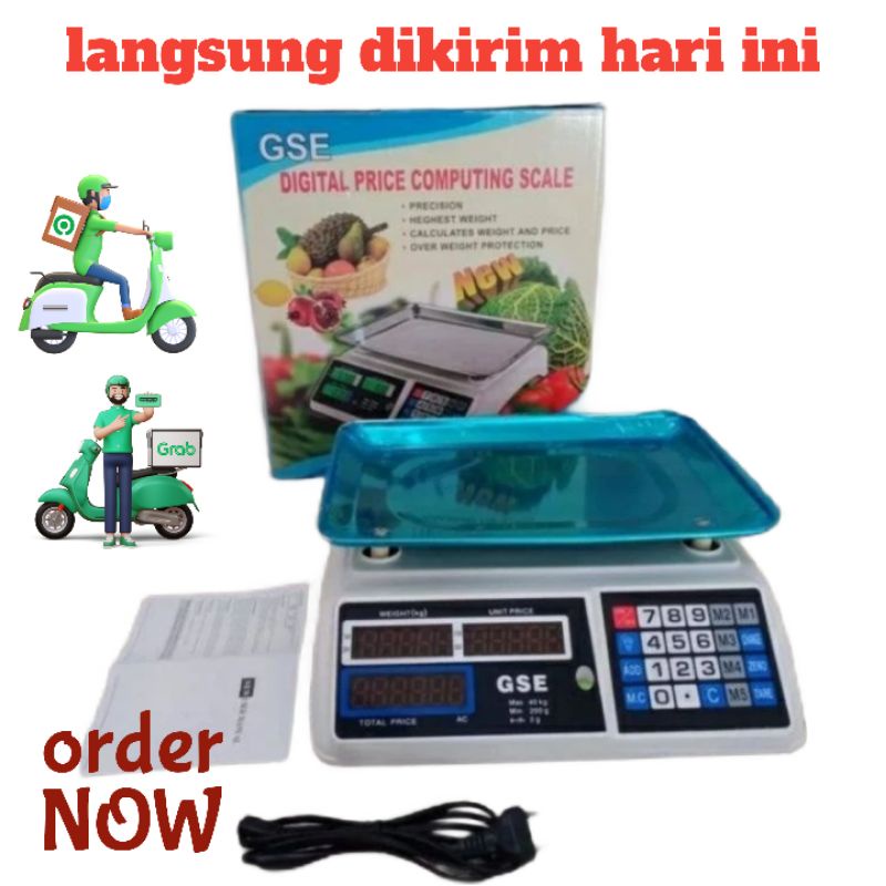 Jual Timbangan Buah Digital 40KG Bisa Cod Langsung kirim | Shopee Indonesia
