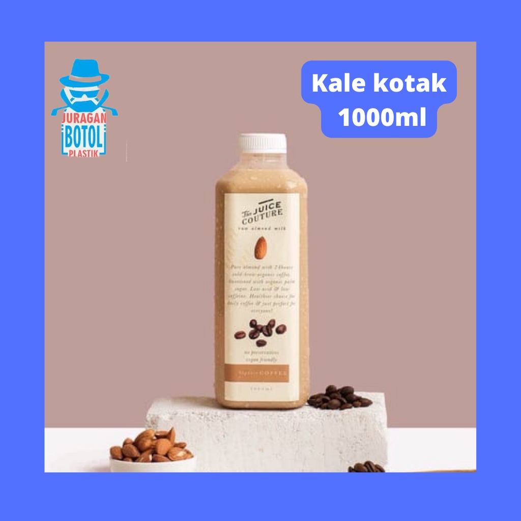 Jual 1KG muat 12pcs Botol, lemon 1000ml, Botol kale kotak 1000ml, kale ...