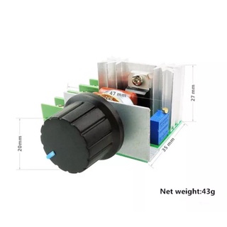 Jual Dimmer SCR 2000W voltage regulator speed controller motor suhu pemanas | Shopee Indonesia