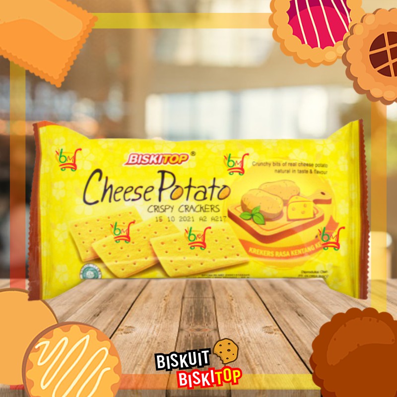 Jual B. BISKITOP - CHEESE POTATO 50g Rasa Kentang Keju Biskuit Kue ...