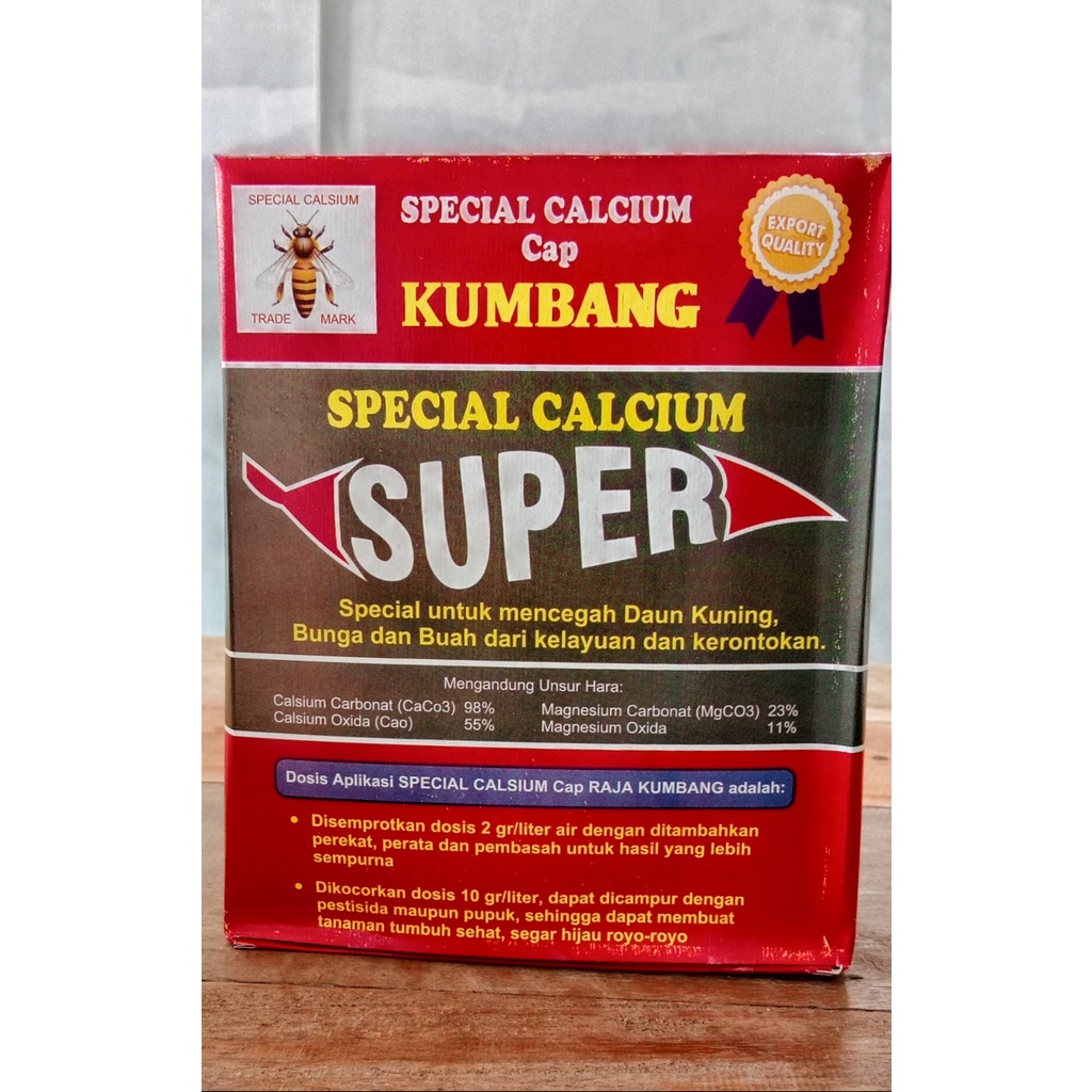 Jual Pupuk Spesial Calsium Super Cap Kumbang 1 Kg | Shopee Indonesia