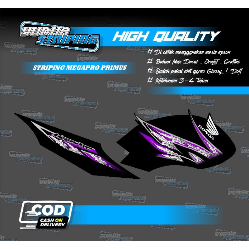 Jual Striping Megapro Primus variasi | Shopee Indonesia
