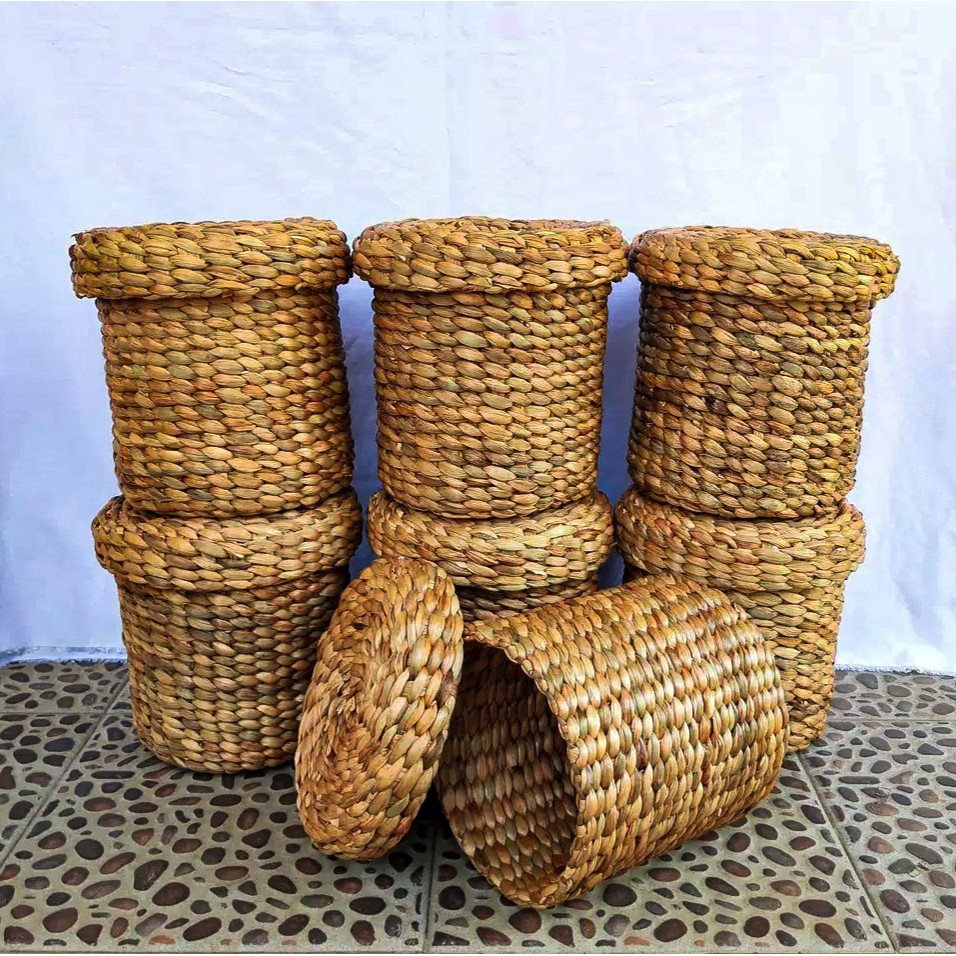 Jual Keranjang Multifungsi / Keranjang Anyaman / Keranjang Eceng Gondok ...