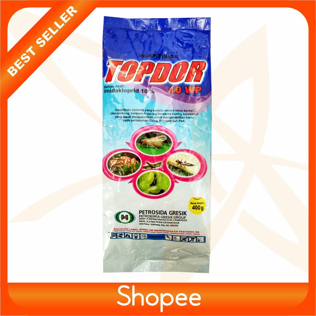 Jual Obat Pertanian Pembunuh Serangga Insektisida TOPDOR 10 WP [400gr ... Jual Obat Pertanian Pembunuh Serangga Insektisida TOPDOR 10 WP [400gr ...