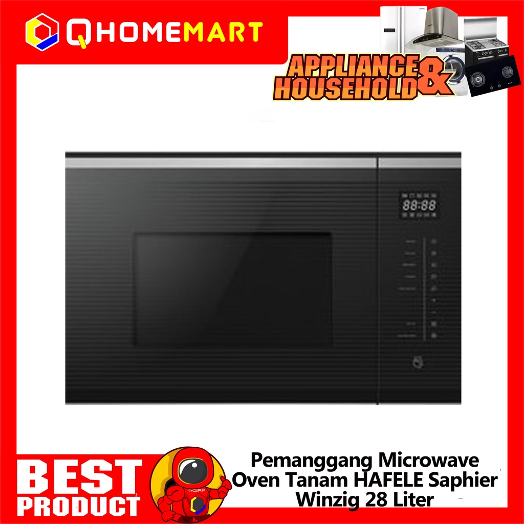 Jual Pemanggang Microwave Oven Tanam HAFELE Saphier Winzig Built In ...
