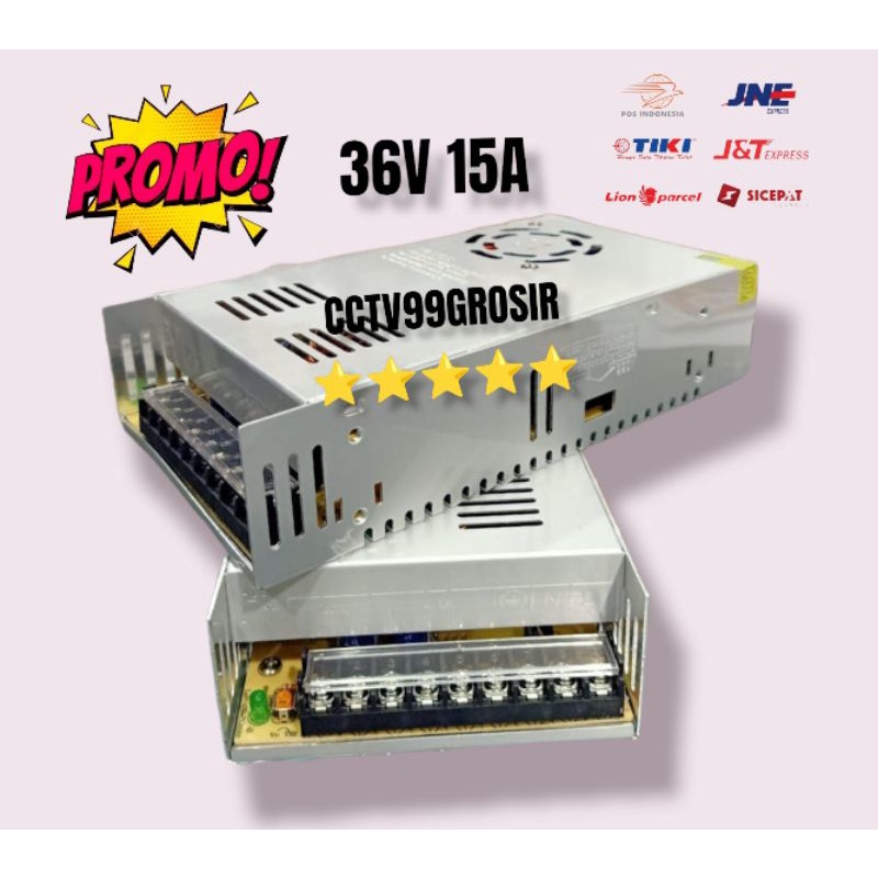 Jual POWER SUPPLY 36V 15A / PSU 36V 15A SWITCHING POWER | Shopee Indonesia