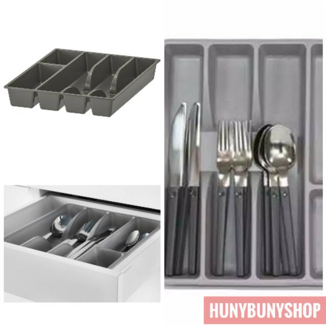 Jual Smacker wadah sendok garpu tempat alat masak baki perlatan makan ...