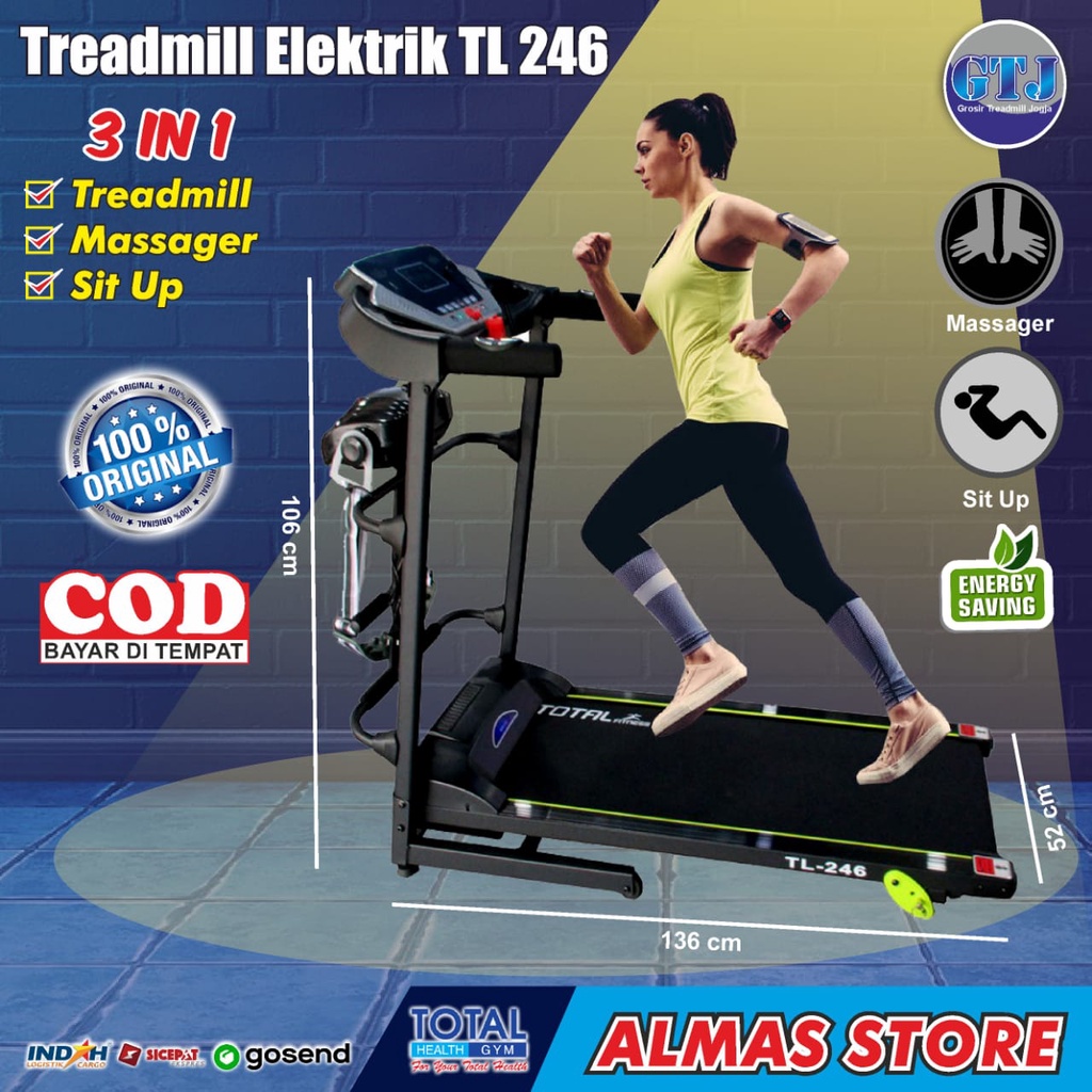 Jual Treadmill Threadmill Treadmil Tredmill Trademill Tretmil Treatmill ...