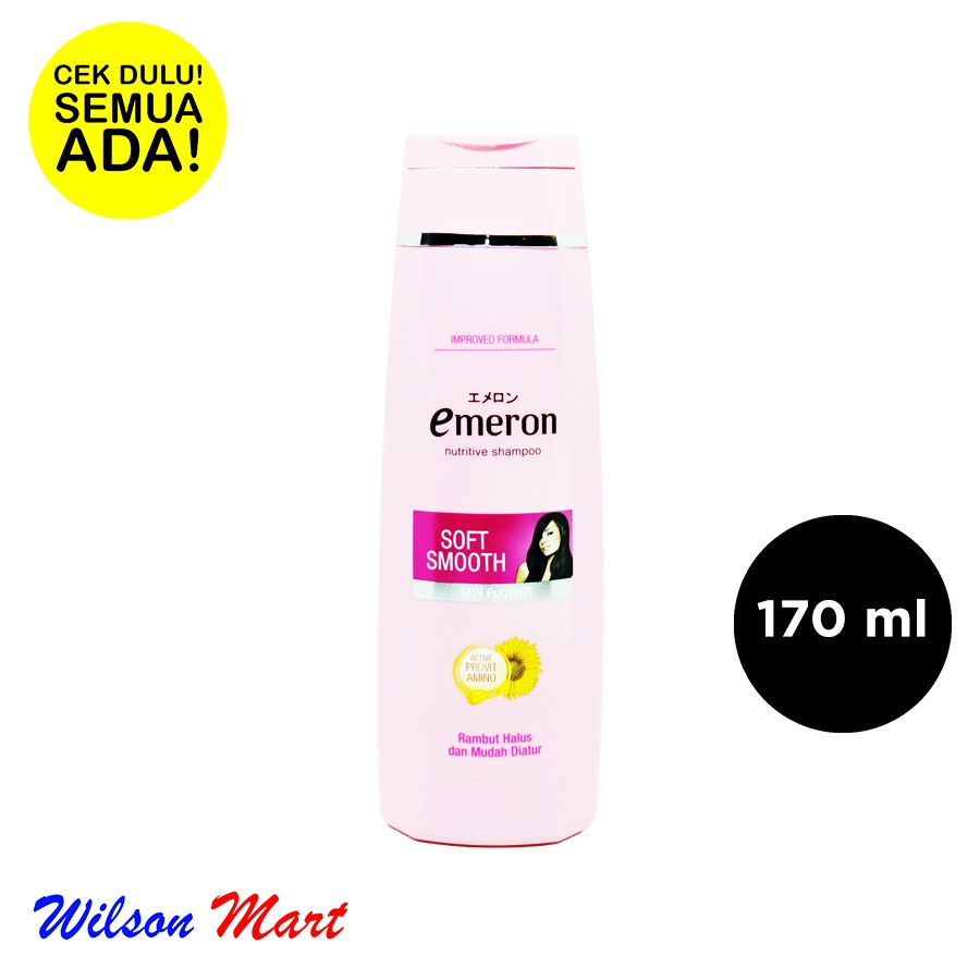 EMERON NUTRITIVE SHAMPOO SOFT SMOOTH SUN FLOWER 170 ML BOTOL | Shopee ...