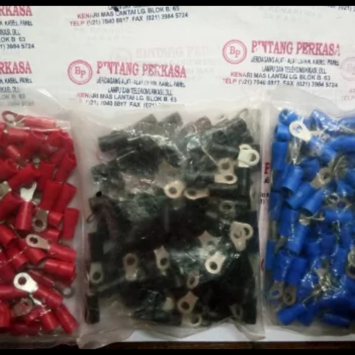 Jual Kabel Skun Ring / Sepatu Kabel / Scun Ring + Vynil 2 - 3 mm / 2 - 4 mm | Shopee Indonesia