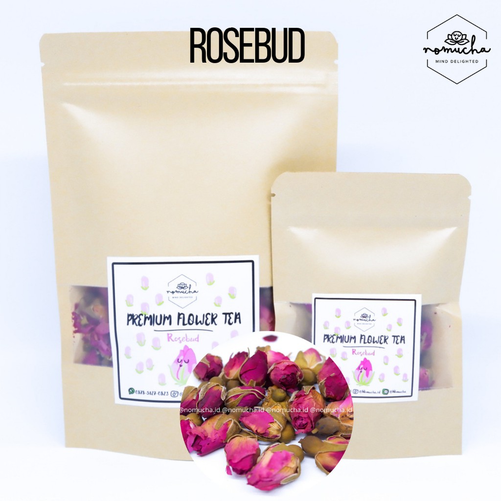 Rosebud Flower Tea / Teh Bunga Mawar / Teh Herbal / Rose Tea | Shopee ...