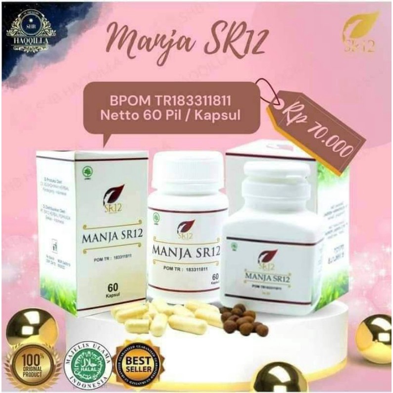 Jual Manjakani SR12/Obat Keputihan, Kista,Dan Program Hamil | Shopee ...