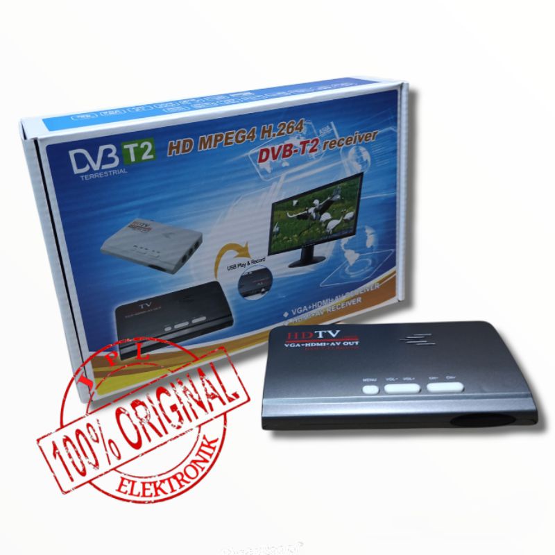 Jual SET TOP BOX TV BOX DVBT2 / RECIVER SET TOP BOX TV DIGITAL 1080P ...
