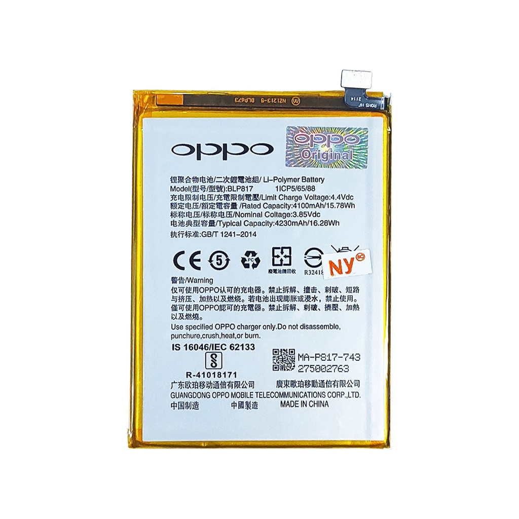 Jual BATERAI OPPO A15 / A15S / BLP817 / BLP-817 / BLP 817 | Shopee ...