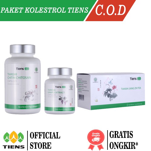 Jual Tiens / Tianshi PAKET KOLESTEROL GOLD - teh JIANG ZHI TEA - CHITIN ...