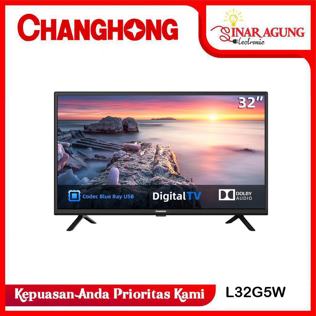 Jual Changhong TV LED 32 inch L32G5W Digital HD TV L-32G5W 100%Ori | Shopee Indonesia