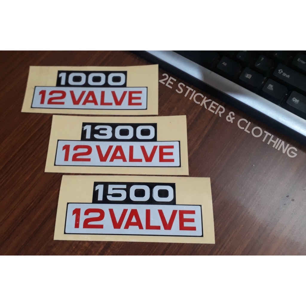 Jual Stiker 12 VALVE Cover Engine Toyota Starlet | Shopee Indonesia