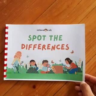 Jual Worksheet Belajar Mencari Perbedaan - 15 Lembar Kerja Spot The ...