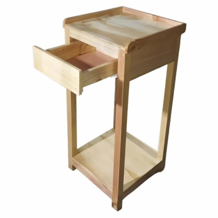 Jual MEJA DISPENSER LACI 40X 40 X 75 JATI BELANDA NATURAL KAYU | Shopee ...