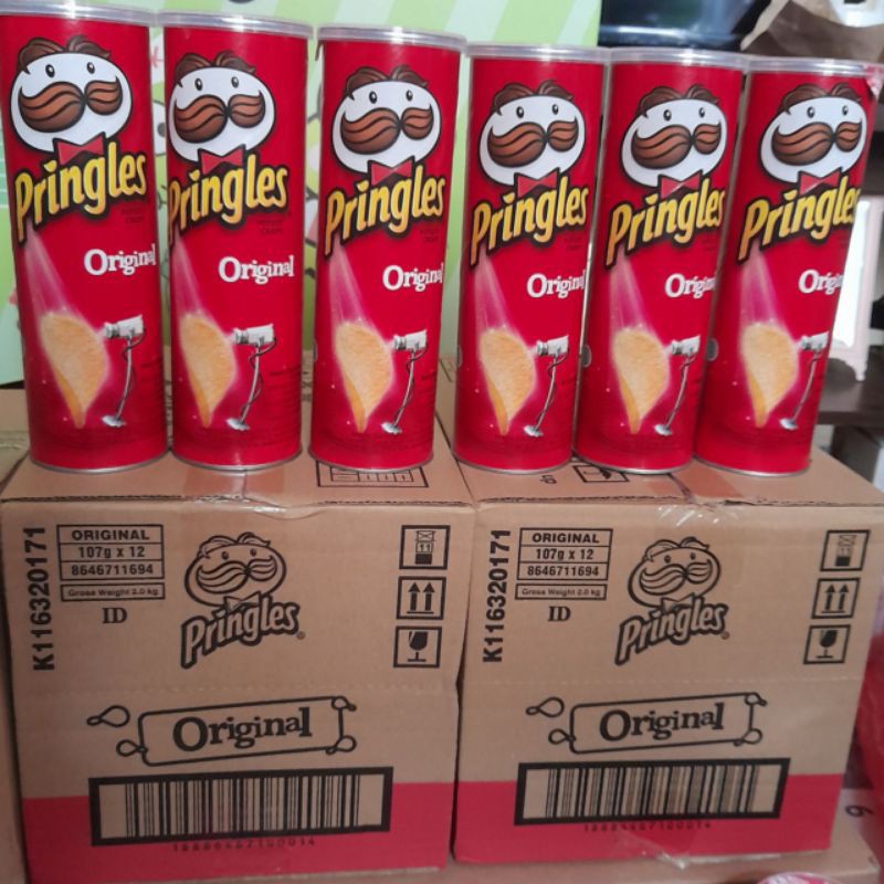 Jual Pringles Original 107gr (per karton) Indonesia|Shopee Indonesia