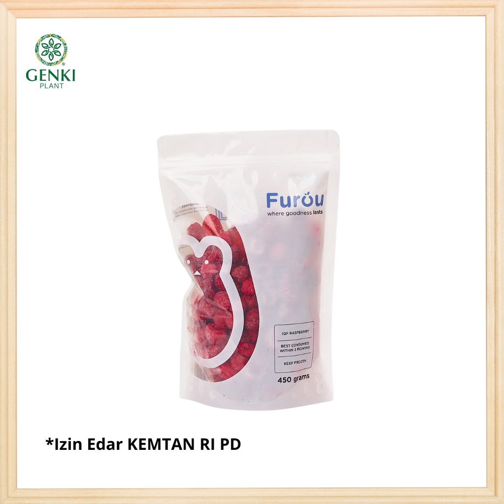 Jual Furou Frozen Raspberry (IQF) / Buah Rasberi Beku - 450 g Indonesia ...