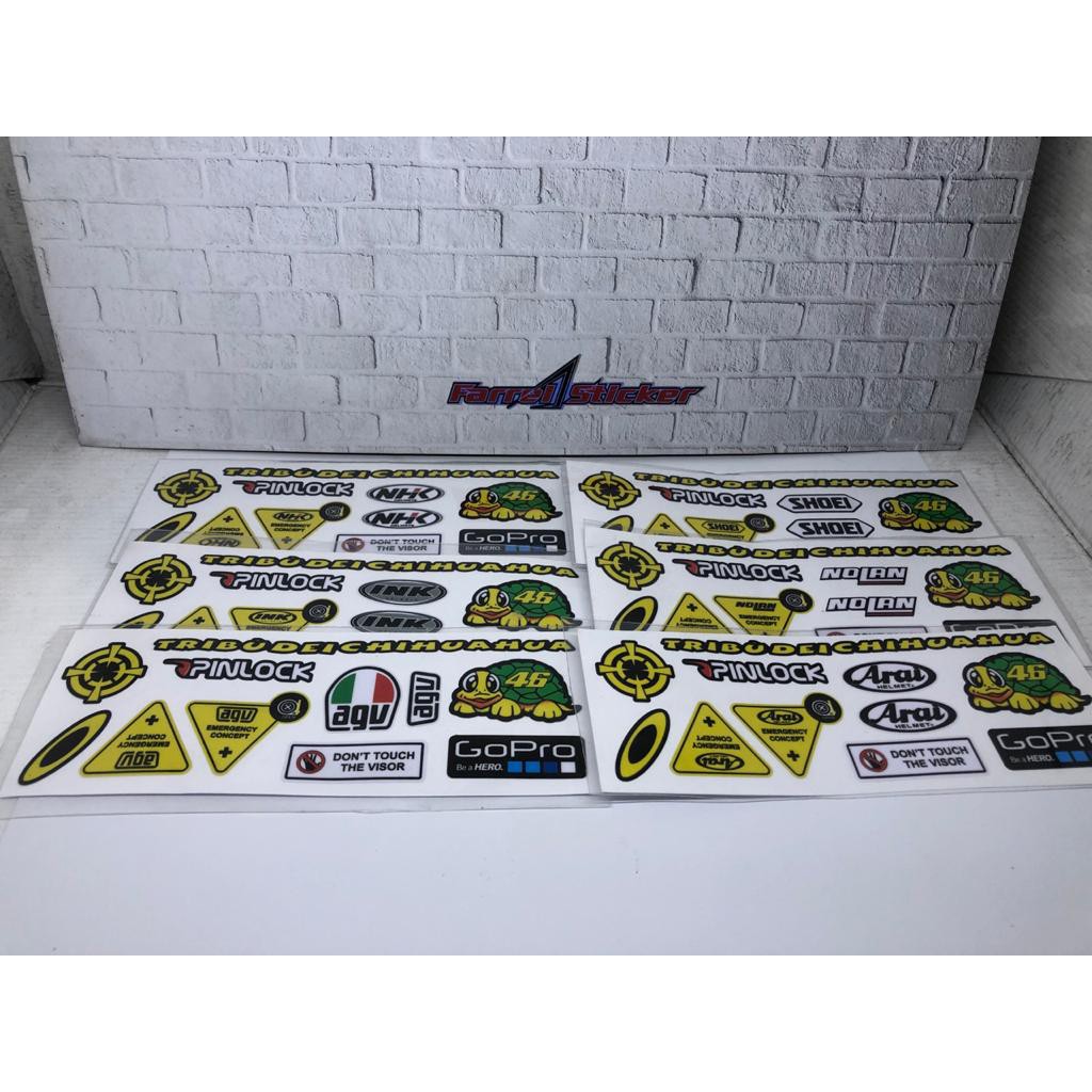 Jual Stiker helm sticker helmet set murah Indonesia|Shopee Indonesia