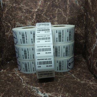 Jual CETAK LABEL BARCODE - CETAK LABEL HARGA - JASA PRINT 30x20 - LABEL ...